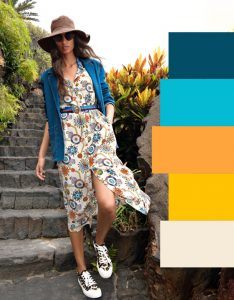 Blau kombinieren – Die schönsten Farbkombinationen für blaue Mode